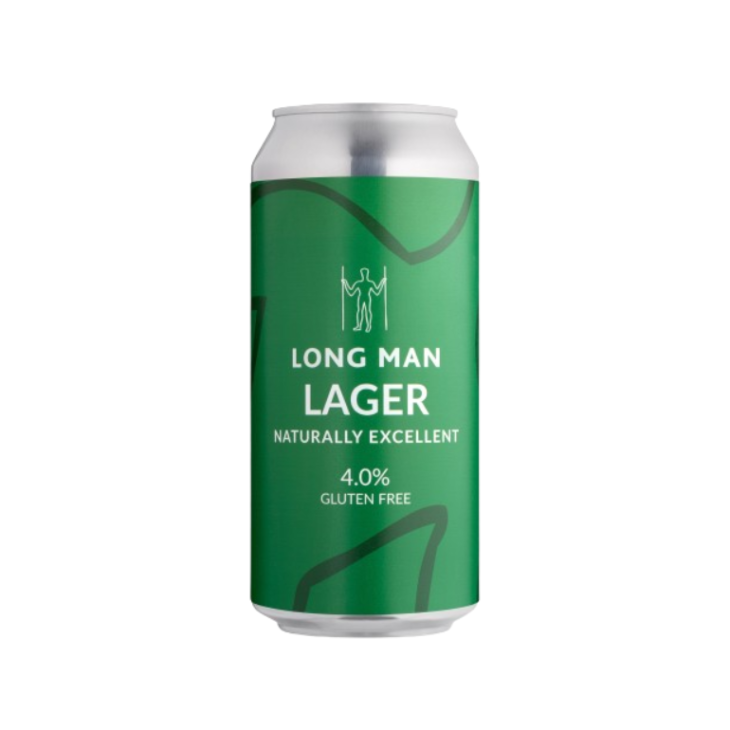 Lager – 12 x 440ml Can - Long Man Brewery