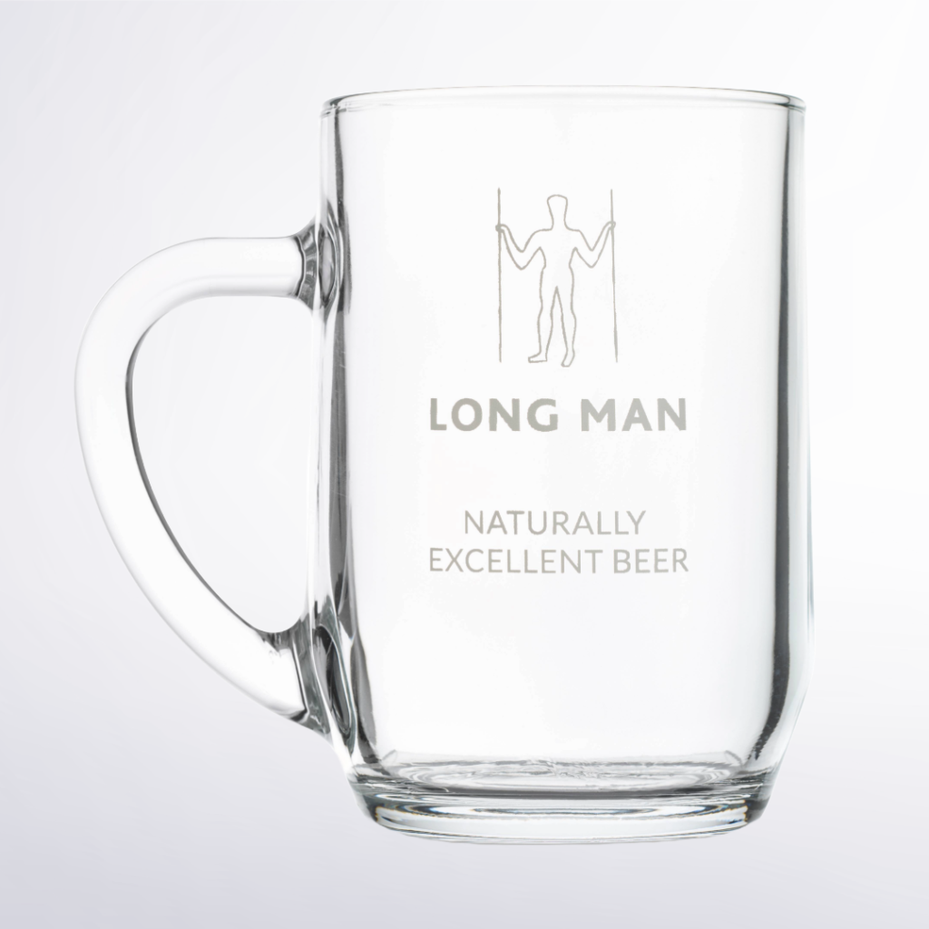 Long Man Glass Tankard - Long Man Brewery